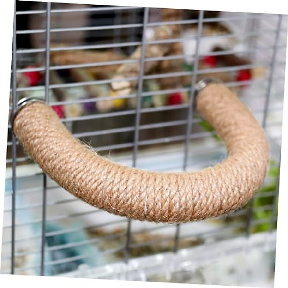 Sosoport 2pcs Bird Standing Stick Bird Perch Parrot Perch Bird Toys Parrot Toys Parakeet Toys Birdcage Bird Cage Household Bird Stand Bird Supply Parrot Accessories Perch Stand Rope