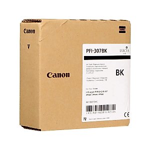 Canon 330ml PFI-307 Dye Black Ink Tank for iPF830, iPF840, iPF850 CAD Plotters