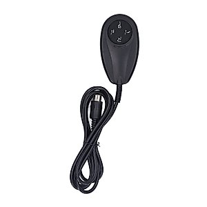 Lift Chair Remote 5 Pin Round Connector 4 Buttons Up and Down Functions Replacement Hand Control Handset for Power Recliner
