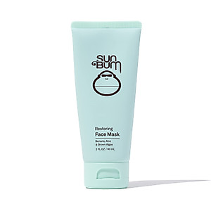 Sun Bum Skin Care Restoring Facial Mask | Vegan and Cruelty Free Formula with Cooling Aloe| 2 oz