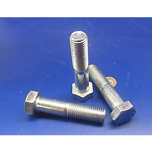 Class 8.8 Zinc Steel Bolts PT M20 x 2.5 mm x 90 mm Long, 3 Pcs