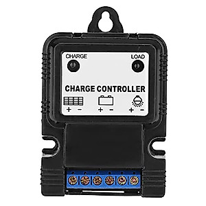 Solar Charge Controller, PWM 6V/12V 3A Portable Solar Panel Charger Energy Controller Regulator Battery Regulator with LED Indicator 3 Operating Modes