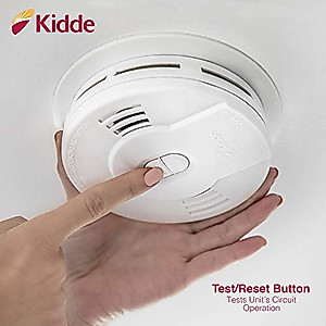 Kidde Smoke Detector, 10-Year Battery, LED Indicators, Replacement Alert, Test-Reset Button, 36 Pack