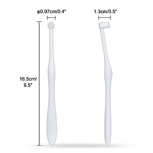 MiOYOOW 2PCS Dog Toothbrush, Pet Toothbrush with Ultra Soft Bristles for Sensitive Pet Teeth & Gums Puppy Kitten Cats Small Breed Dogs