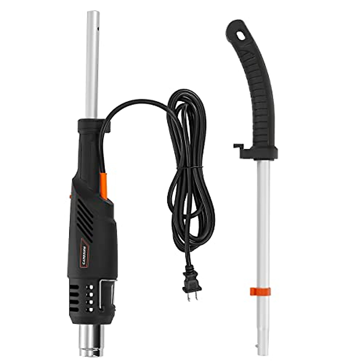 GARDSURE Weed Burner, Powerful 1800W Electric Weed Burner with 700°C Temperature, 2 Nozzles and 3M Cable - Efficient and Environmentally Friendly Solution for Weed Removal, BBQ and More