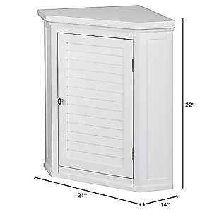 Teamson Home Glancy Detachable Bathroom Cabinet, White