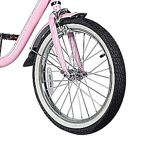COEWSKE Kid's Bike Steel Frame Children Bicycle 18 Inch with Training Wheel (Pink, 18 Inch)