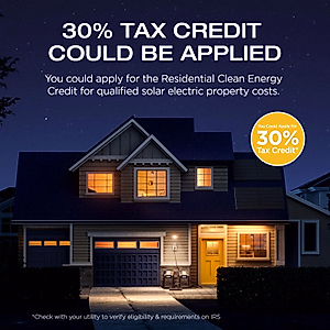 EF ECOFLOW Solar Generator 120V/3.6KWh DELTA Pro with 400W Portable Solar Panel, 23% High Efficiency, 5 AC Outlets, 3600W Portable Power Station for Home Backup Outdoors Camping RV Emergency