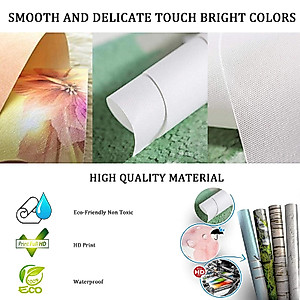 Cartoon Moon Clouds Stars 3D Wallpaper Mural, Cute Pink Clouds Photo Mural Wallpaper, Wall Murals Space for Kids Room Living Bedroom Sofa TV Background Decor - 144"x 100"(W x H)