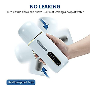 Portable Electric Kettle - 380ml Mini Travel Electric Tea Kettle - Electric Hot Water Kettle - Small Portable Water Boiler