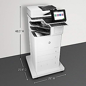 HP Laserjet Enterprise Flow MFP M633z Duplex Printer with One-Year, Next-Business Day, Onsite Warranty (J8J78A)