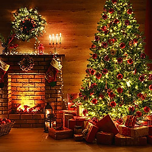 CREPRO 2 Pack Christmas String Lights, 16 FT 50 LED Battery Operated String Lights Waterproof Mini Christmas Lights Outdoor and Indoor for Xmas Tree Garden Yard Home Wedding Party Patio