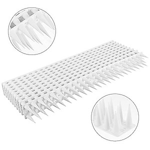 Happyyami 20 pcs Fence Wall Spikes Anti Climb Fence Wall Spikes Burglars Garden Security Anti Climb cat/Intruder Deterrent