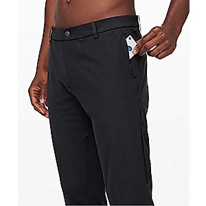 Lululemon Athletica LULULEMON Mens Commission Pant Classic 34 Obsidian, 36