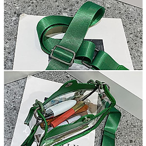 Clear Bag for Women Clear Crossbody Bag Clear Purse Stadium Approved Clear Shoulder Bag Satchel Hobo Bag Gift