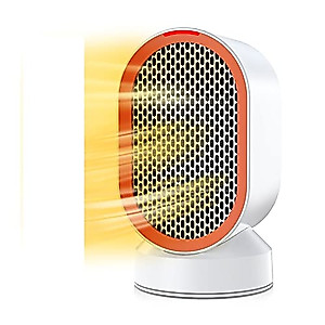 Outdoor Garden Heater Portable Desktop Fan Heater Ceramic Heating Warm Air Blower Home Office Warmer Machine for Winter Patio Heater (Color : 01, Size : EU_600W)