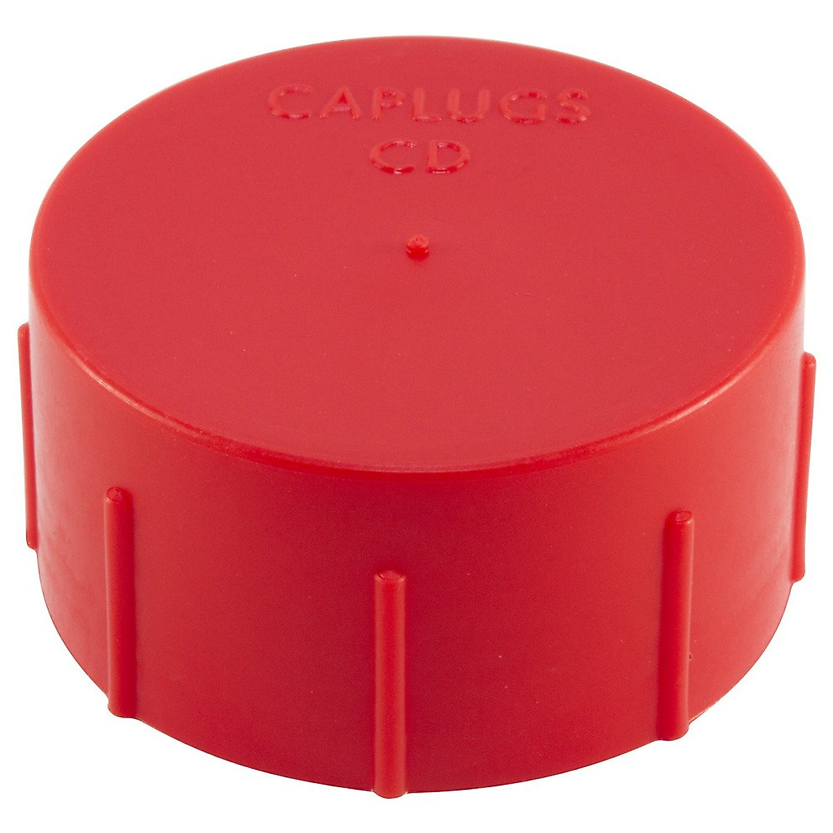 Caplugs 99394447 Plastic Threaded Plastic Cap for Flared JIC Fittings. to fit Thread Size 1-1/16-12" CD-12, PE-LD, to Fit Thread Size 1-1/16-12", Red (Pack of 100)