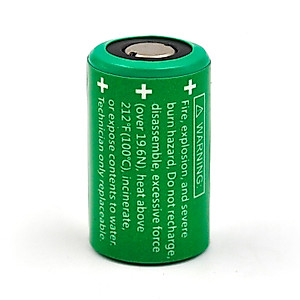 Coonyard (2-Pack) 3V 950mAh 1/2 AA Lithium Cylindrical Battery Replacement for VARTA CR 1/2 AA Series, 6127101301