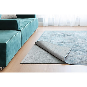 RUGPADUSA 100% Felt 9x12 Rug Pad for Hardwood Floors, 1/4 Inch Thick Cushioning - Prolong The Life of Your Rugs and Flooring, Safe for all Floors and Finishes