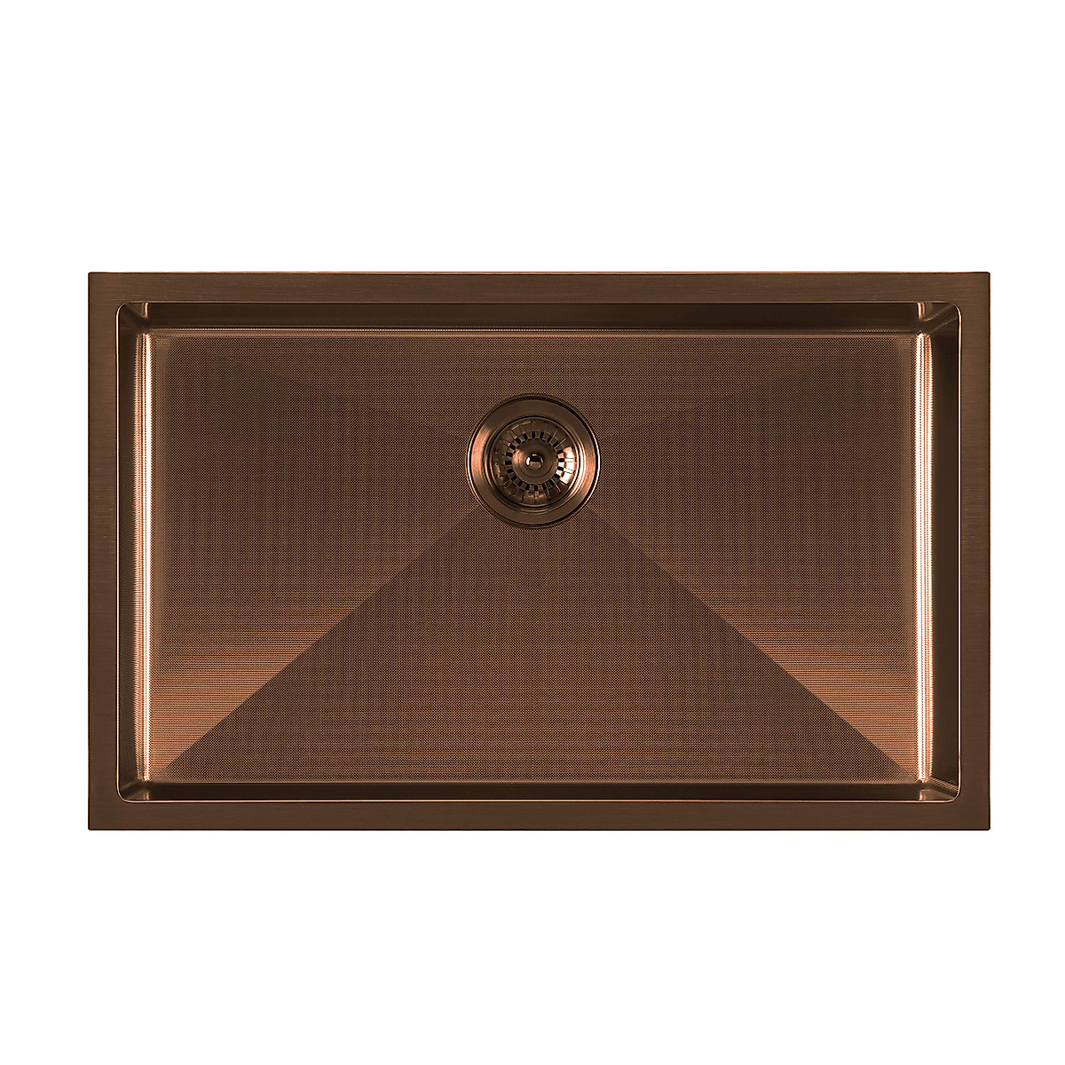 Whitehaus WHNPL2918-CO Noah Plus Collection Kitchen Sink, Copper