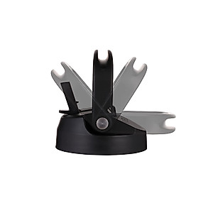 IRON °FLASK Straw Lid for One Gallon Jug, 128 Oz, Hydro Insulated Sports Modern Water Bottles, Simple BPA Free, 4 Straws, 2 Cleaning Brushes