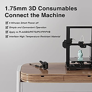 Tseriact Filament Welder Splicer - 1.75mm 3D Filament Connector Easy Operate Repair Broken 3D Filament for All Kind PLA/ABS/PETG/TPU/PC/PP/Hips Material