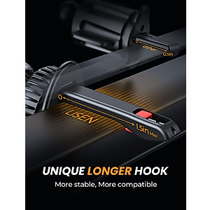 LISEN Magnetic Car Phone Holder for 6 Strong Magnets, 360 Rotatable, Fits 4.7-7.0in Phones, Universal Compatibility