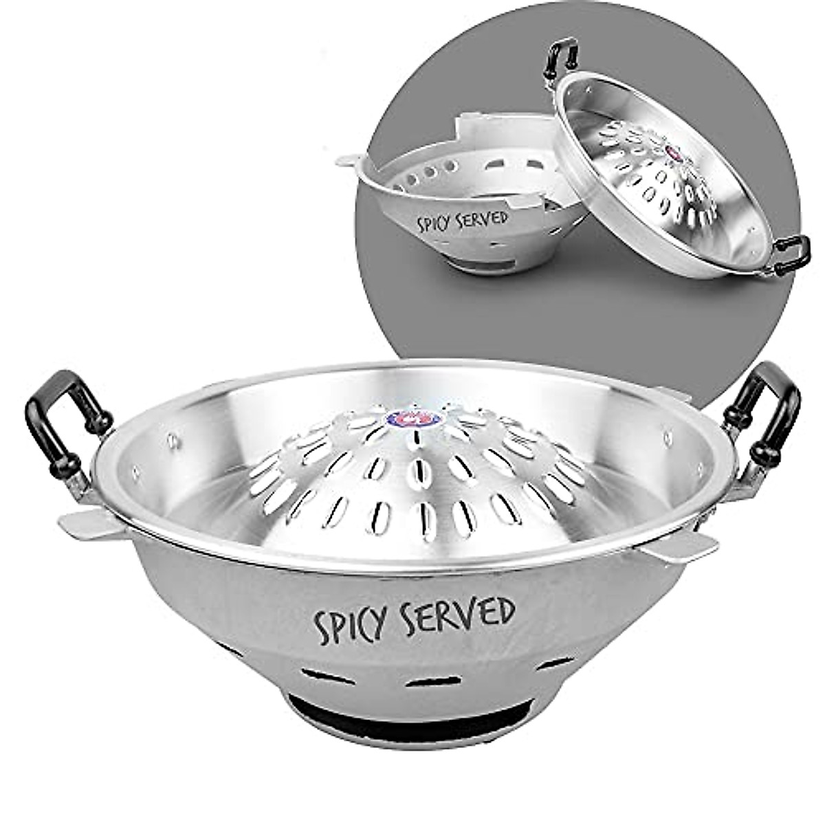 Thai-korean Table Top Charcoal Barbecue BBQ Grill Set 12" (30cm)