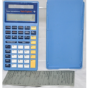 Texas Instruments Math Explorer Calculator - Solar Powered