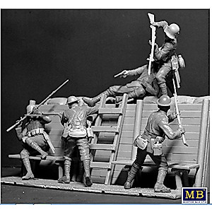 BRITISH & GERMAN INFANTRYMEN HAND TO HAND FIGHT WWI ERA 1/35 MASTER BOX 35116