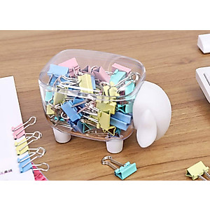 Creative Dustproof Storage Box, for Office Stationery, Toothpicks, Cotton Swabs, etc. (Sheep) (Black)