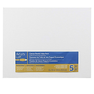5 Count 8 x 10 Canvas Panels by Artist's Loft