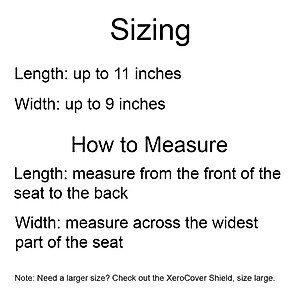 XeroCovers Journey - Waterproof Travel Bike Seat Rain Cover