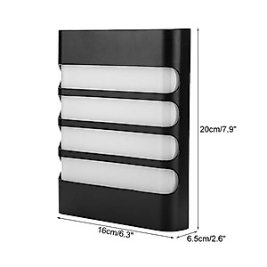 Sales Outdoor Wall Light, Wall Light, Aluminum Alloy Material Adjust The Brightness Easy to Use Garden for Home Interior Cafe Hotel