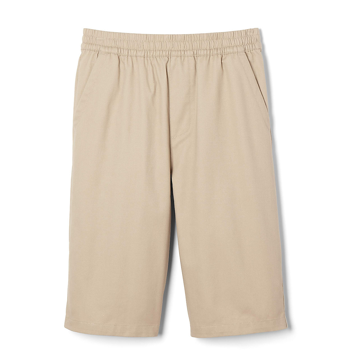French Toast Boys' Little Pull On Stretch Short, Khaki, 4