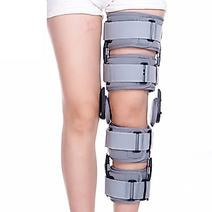 WILLQ Adjustable ROM Leg ​stabilizer Recovery Immobilization After Surgery for Arthritis ACL PCL Meniscus Tear Osteoarthritis Post Op Recovery Leg Stabilize Patella Injury Brace