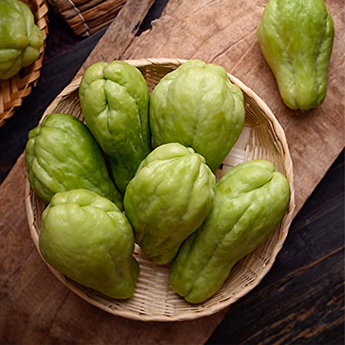 QAUZUY GARDEN- 20 Chayote Seeds Mirliton Choko Non-GMO Heirloom Perennial Vegetables Survival Gear Food Seeds Drought Tolerant Easy to Grow