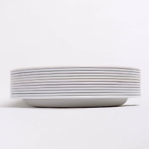 Healthy Kiddos Fruits & Vegetables Fun Plates For Kids 12 Pack | Educational, Non-Slip, Melamine & BPA Free, Eat Healthy Kids Nutrition Plate