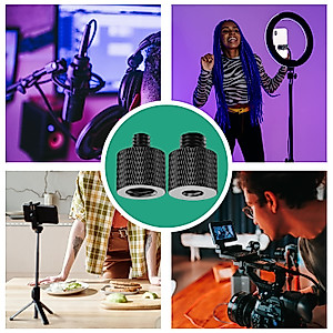 Rigych 1/4 to 3/8 Tripod Screw Adapter 8 Pcs 1/4 Male to 3/8 Female and 3/8 Male to 1/4 Female Camera Screw Adapter for Camera Mount Tripod Stand Microphone Stand Mic Mount