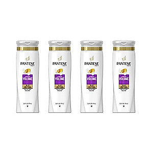 Pantene Sheer Volume 2 in 1 Shampoo & Conditioner 12.6 Fl Oz (Pack of 4)
