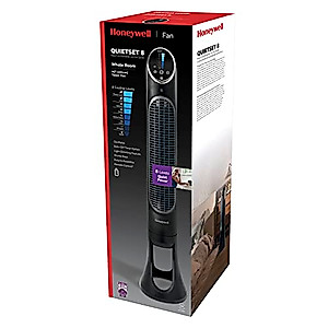 Honeywell QuietSet Tower Fan 8 Speed - Black