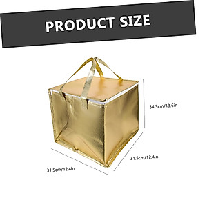 TOPPERFUN Lunch Bag Insulation Bags Insulated Shopping Bag Insulated Bags Carrier Supermarket Keep Warm Food Bag Rainbow Film