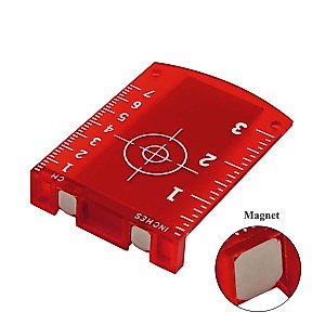 Firecore Laser Target Card Plate for Red Laser Level-FLT20R