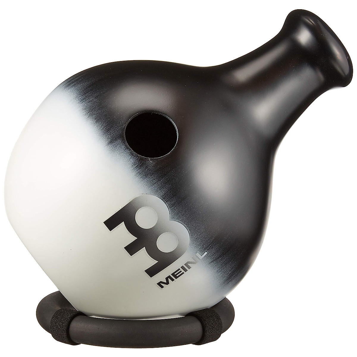 Meinl Percussion IBO Drum, Large Fiberglass Body with Liquid Chamber for Added Sound Effects-NOT Made in China-Includes Microphone Port and Padded Foam Base, 2-Year Warranty (ID9BK/WH)