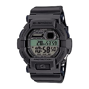 Casio G-Shock Quartz Watch with Resin Strap, Grey, 18 (Model: GD350-8), Black