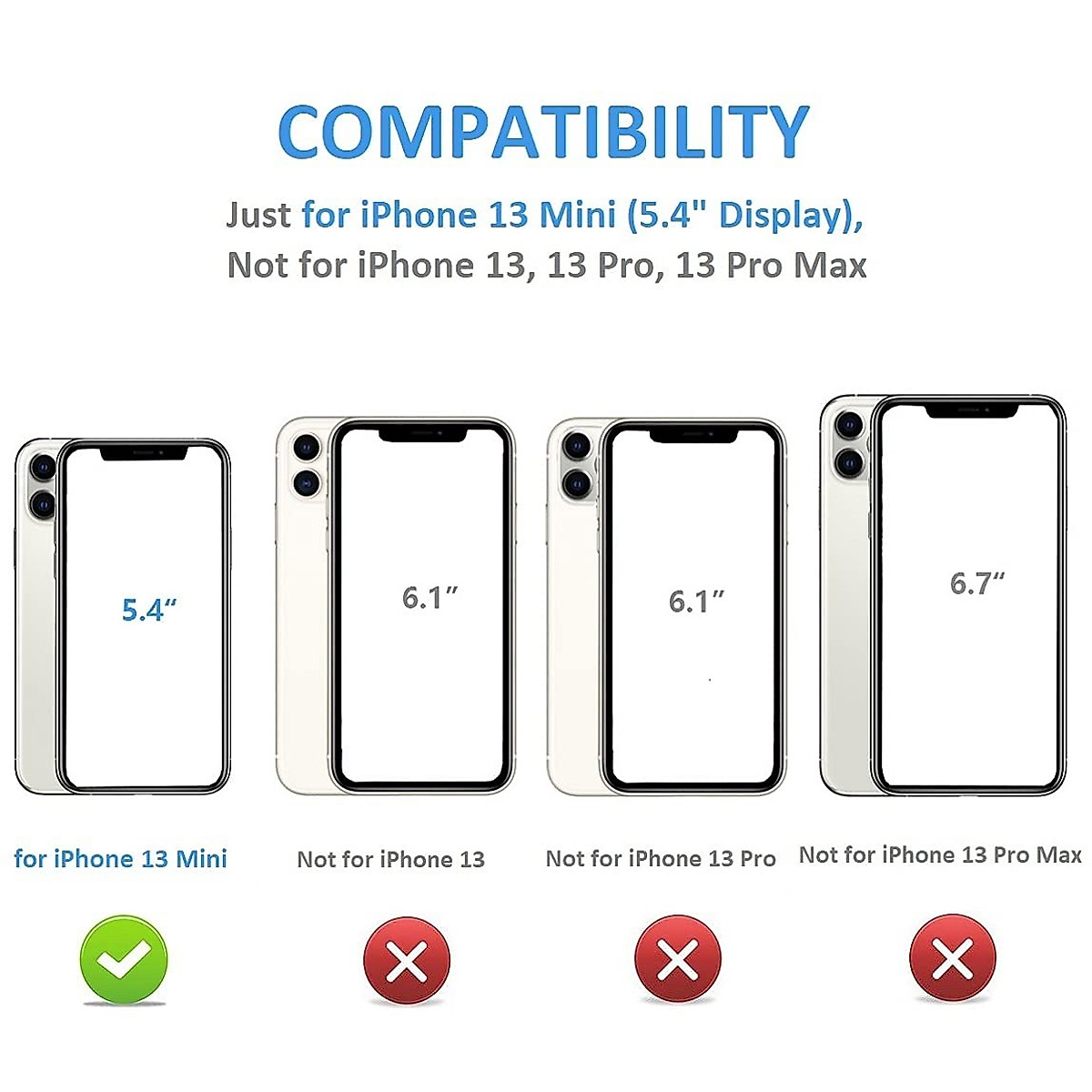 Onetop Compatible with iPhone 13 Mini Wallet Case with Card Holder, PU Leather Kickstand Card Slots Case, Double Magnetic Clasp and Durable Shockproof Cover 5.4 Inch (Green)