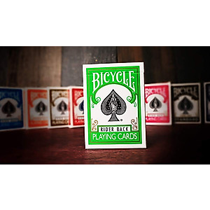 MMS Cards Bicycle Green Back USPCC Trick