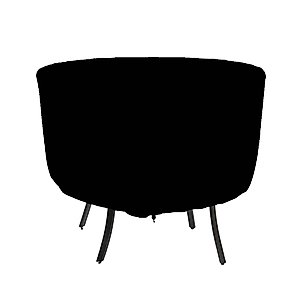 Cozzka 40 inch Round Patio Glass Top Table Cover Heavy Duty Waterproof Patio Table Cover for Round Dining Table