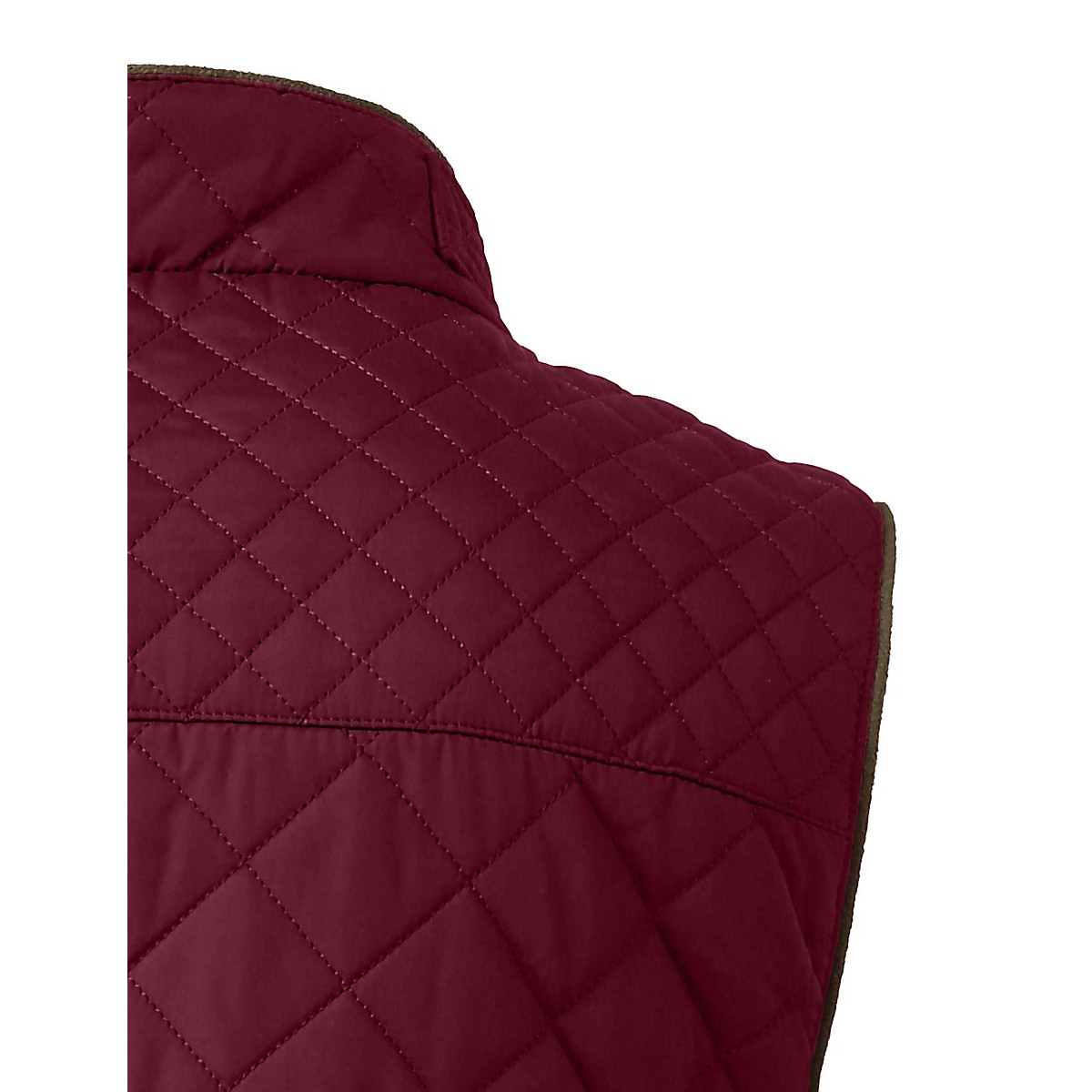 NE PEOPLE Women’s Quilted Vest – Lightweight Sleeveless Full Zip Up Casual Stand Collar Padding Gilet Jacket with Pockets NEWV40 Burgundy S