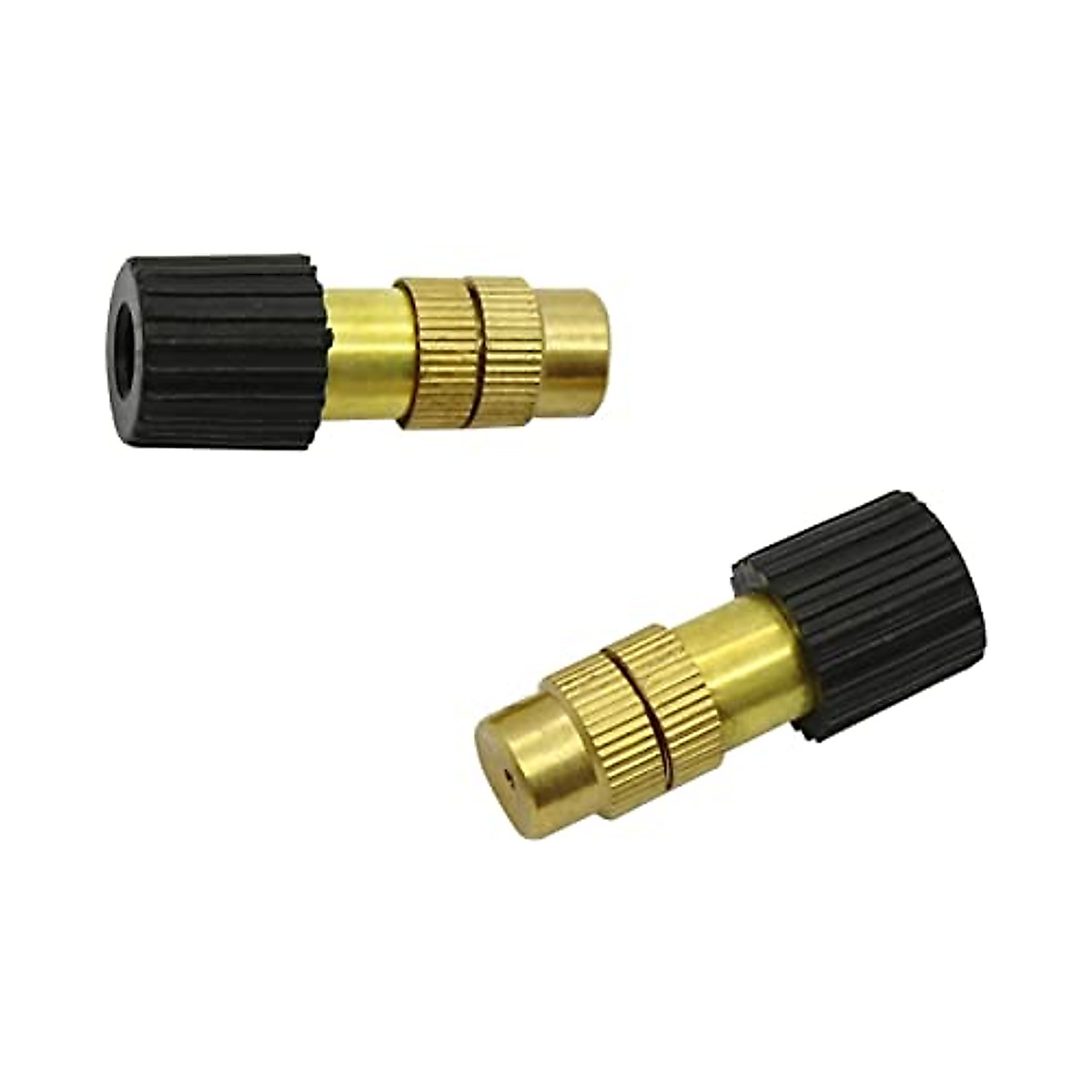 Greenhouse Micro Drip Irrigation Atomized Brass Nozzle Sprayer Drip Irrigation Plant Watering Sprinkler Garden Sprayer Greenhouse Cooling System 15 Pieces